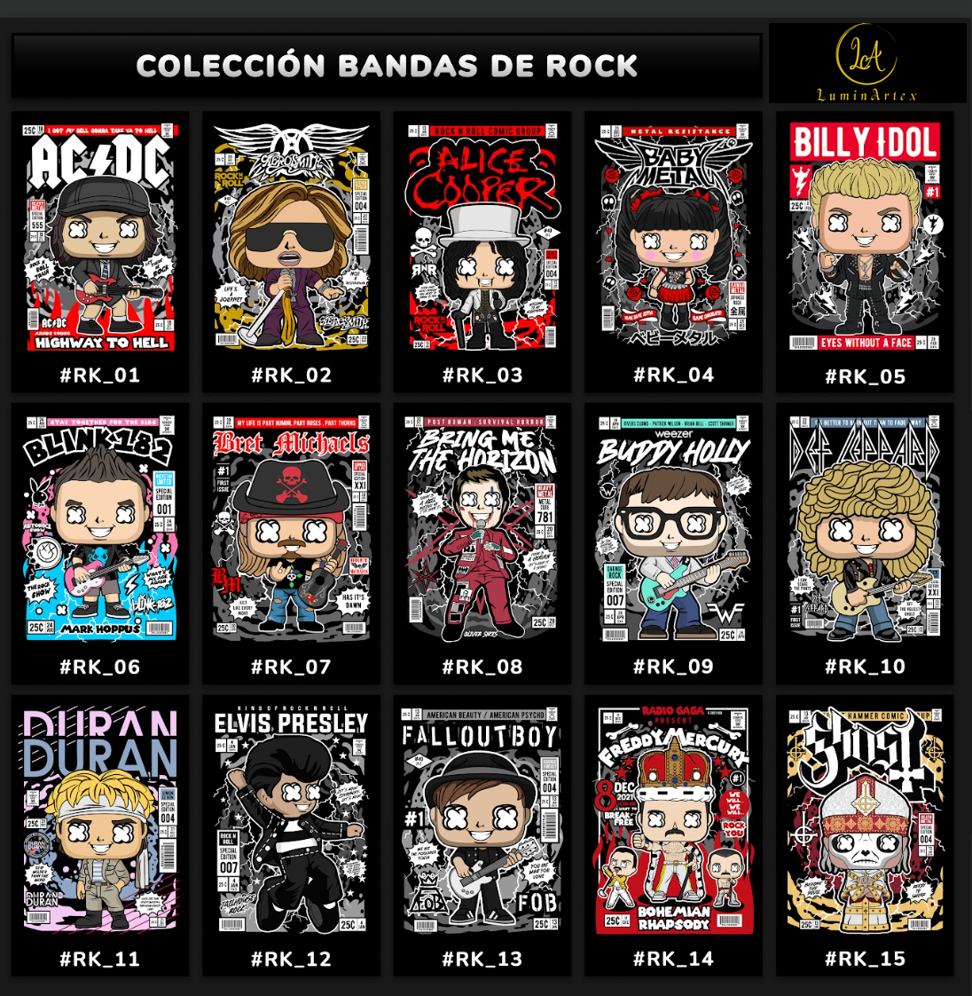 Catálogo Bandas de "Rock" – LuminArtex