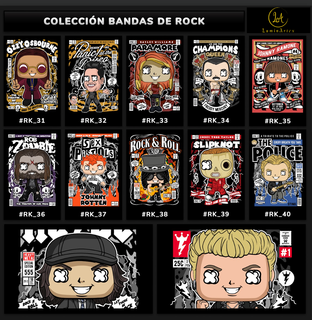 Catálogo Bandas de "Rock" – LuminArtex